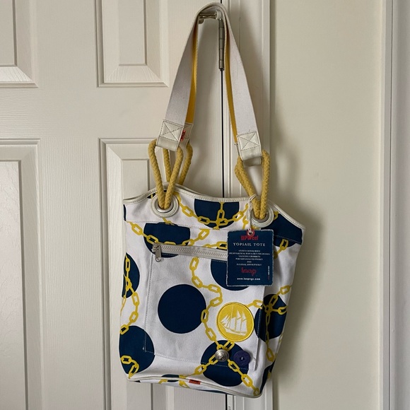 Loop NYC | Bags | Loop Nyc Parcel Topsail Nautical Tote Bag | Poshmark